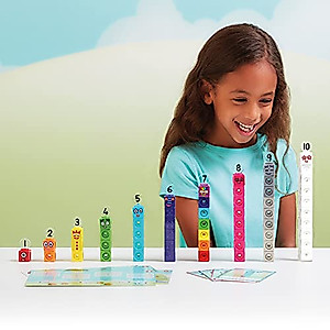 Learning Resources LSP0949-UK MathLink Cubes Numberblocks 1-10 Activity Set, Early Years Maths Learning, Build, Learn & Play in The Classroom & at Home.,27.5 x 21.3 x 3.2 cm, Multicolour