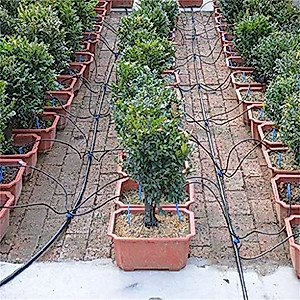 HFDGDFK Garden Watering 3/5mm Hose Irrigation Pipe 1/8'' Tubing Greenhouse Bonsai Plant Flower Arrow Dripper Sprinkler Tube (Color : 80m)