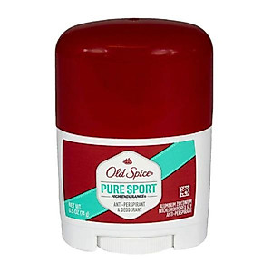 Old Spice High Endurance Antiperspirant Deodorant, Pure Sport, Travel Size 0.5 Ounce (Pack of 6)