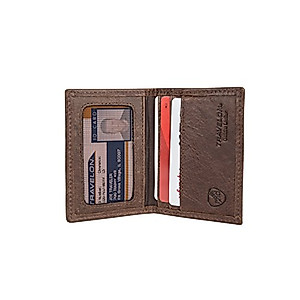 Travelon RFID Classic Card Case, Brown, One Size