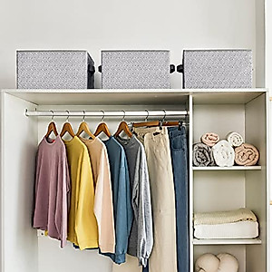 GRANNY SAYS Bundle of 3-Pack Extra Large Rectangle Storage Bins & 3-Pack Large Rectangle Closet Storage Bins