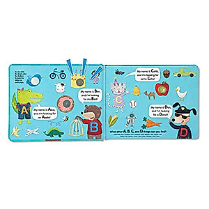 Melissa & Doug Children's Book - Poke-a-Dot: An Alphabet Eye Spy (Board Book with Buttons to Pop) - Alphabet Pop It Book, Push Pop Book For Toddlers And Kids Ages 3+