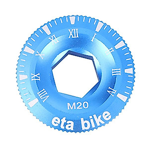 DYNWAVE M20 Bike Crankset Crank Parts Bottom Bracket Dust Proof cover and cap for MTB Mountain Road Bicycle Riding - Choose Colors, Blue