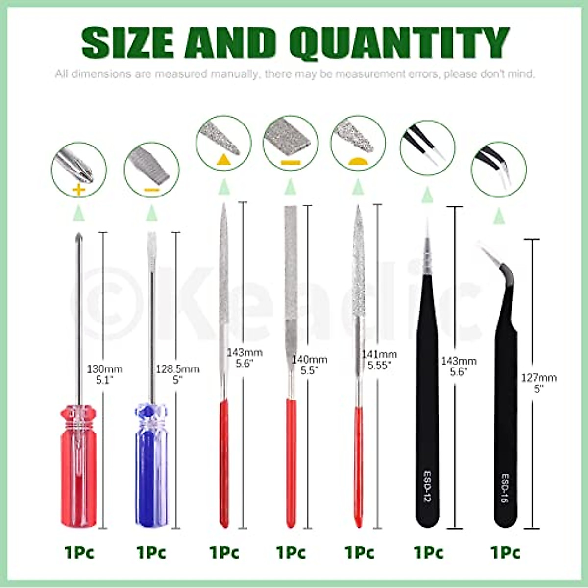 Keadic 26Pcs Gundam Modeler Basic Tools with Rotation Painting Stand Base Holder and Alligator Clip Sticks Gundam Model Paint Kit for Model Car Building Repairing