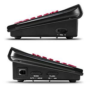 AGPtEK Upgraded Call Center Phone, Corded Telephone with Binaural Headset & Dialpad for House Call Center Office - Noise Cancellation