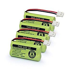 Geilienergy BT183342 BT283342 BT166342 BT266342 BT162342 BT262342 Battery Compatible with Vtech CS6114 CS6419 CS6719 with AT&T EL52300 CL80112 CS6719-2 Cordless Handsets (Pack of 4)