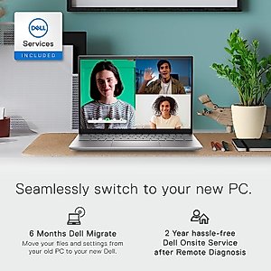 Dell 2023 Inspiron 14 5425 Business Laptop, AMD Ryzen 7 5825U, 14-inch 16:10 FHD+ (1920 x 1200) Touchscreen Display, Win 11 Pro, AMD Radeon Graphics, Backlit, Platinum Silver (16G RAM, 512GB SSD)