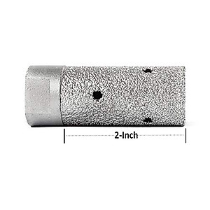 Z-LION Diamond Drum Wheel 1-Inch for Granite Marble Quartz Stone Sink Hole Edge