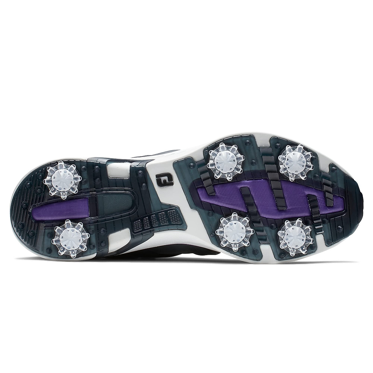 FootJoy Women's Hyperflex Golf Shoe, Grey/Purple/Pink, 8