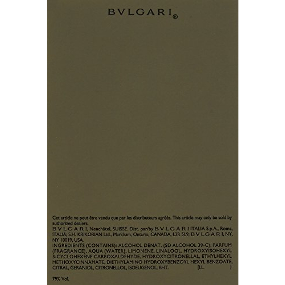 Bvlgari Extreme Pour Homme Eau De Toilette Spray for Men 3.4 Ounce