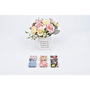 GSHOPVV 6 Pcs Square Japanese Pattern Set Ceramic Chopsticks Rest Spoon Fork Knife Holder Rack