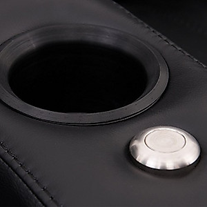 Octane Turbo XL700 Row of 3 Seats, Straight Row in Black Leather with Power Recline