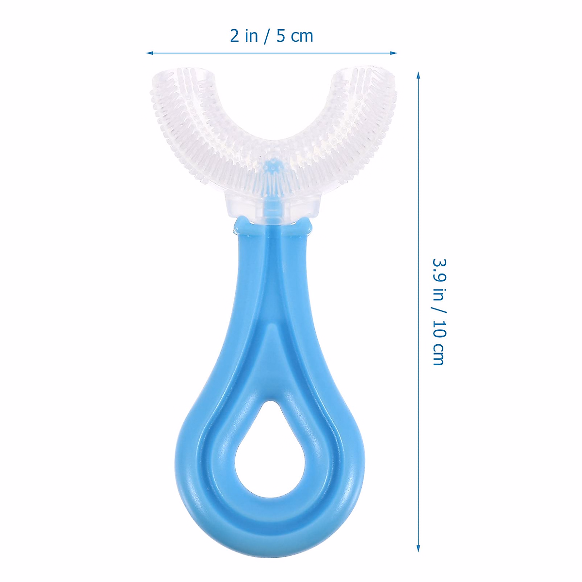 DOITOOL Healeved 1Pc U-Shape Toothbrush, Manual Toothbrush, Kids Toothbrush Teeth Cleaning Tool, U-Shaped Toothbrush for Kids
