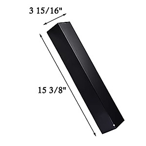 Votenli P9231A(3-Pack) 15 3/8" Porcelain Steel Heat Plate for Brinkmann 810-1415F, 810-1415-F, 810-1415-W, 810-1420-0, 810-1420-1, 810-1450-1, 810-1470, 810-1470-0, 810-1570-0