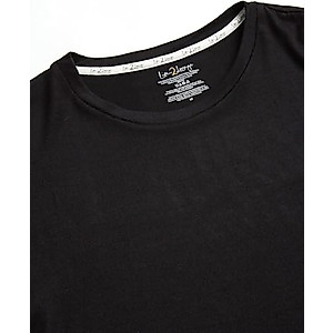 Live2Lounge Women's Pajama Set - 4 Piece Wrap Cardigan, T-Shirt, Tank Top, and Jogger Pants (S-XL), Size X-Large, Black