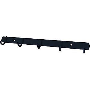 AOLZUNK Heavy Duty Coat Hooks Rack Wall Mounted 5 Hooks, Multi-Function Metal Rack for Hanging Clothes Hat Keys Towel, Bedroom Bathroom or Entryway