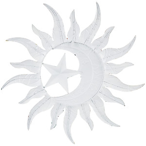 Deco 79 Eclectic Metal Wall Decor, 36"L x 36"H, Multi Colored