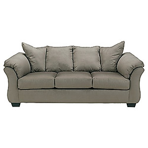 Signature Design by Ashley Darcy Casual Plush Sofa, Grayish Brown