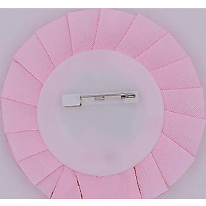 Topfunny Pink Daddy to Be Tinplate Badge Pin Baby Shower Buttons for Baby Shower Party Celebration Gender Reveals Party Suppliers