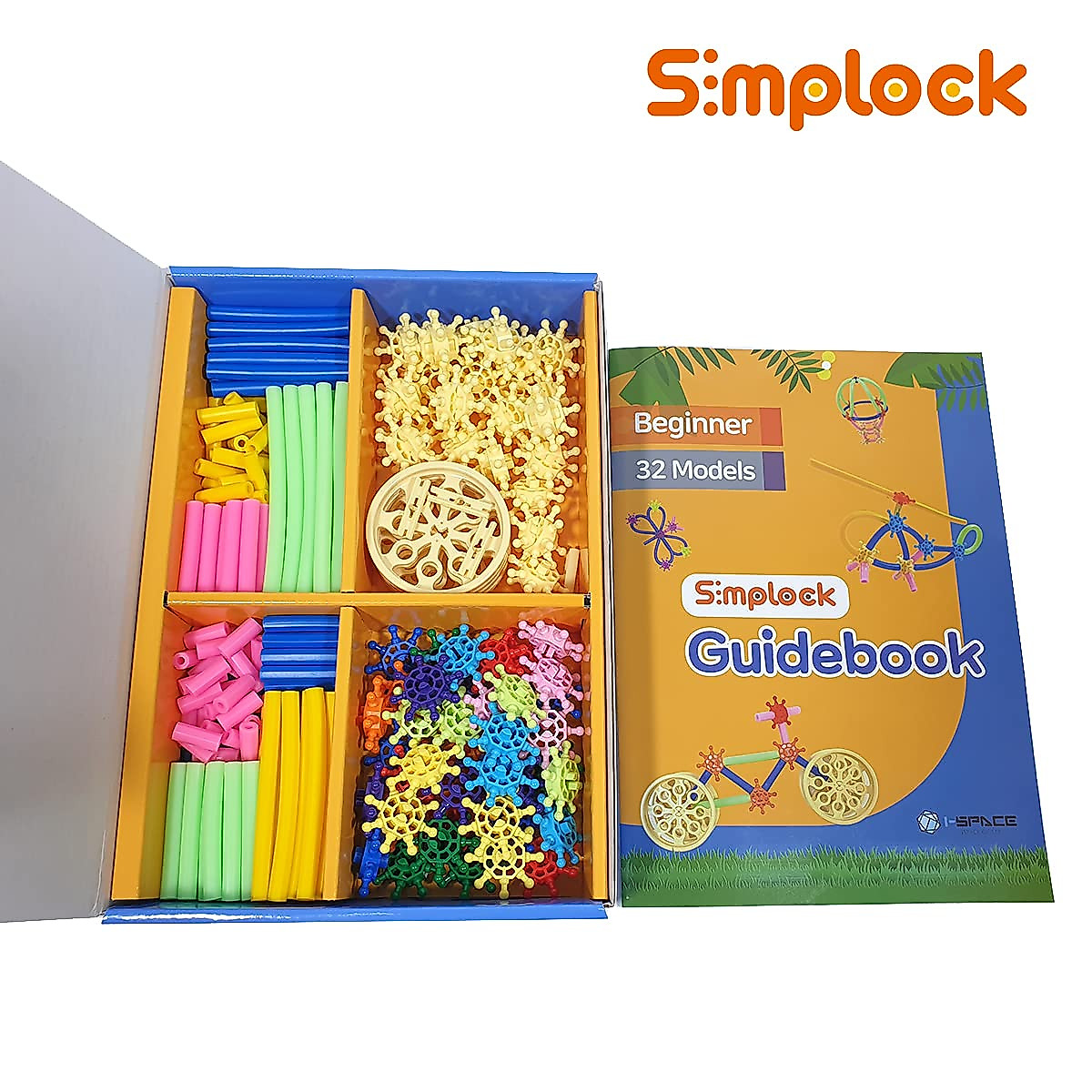 SIMPLOCK KIDS200 Educational Toys for Kids Building Toys Creative Toys Kit Gift Set for Preschool Kindergarten Elementary School Group Activity Teaching Aid Education Method