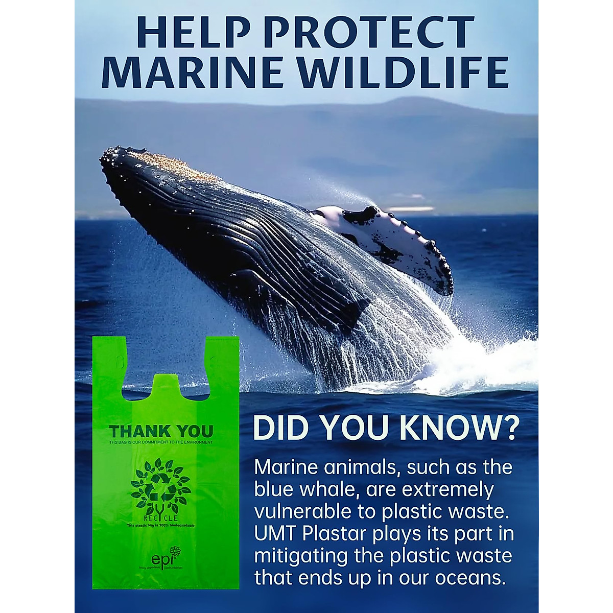 [500 per box] | Recyclable Compostable Reusable Biodegradable Plastic T-Shirt Bags | Grocery Shopping Bags | Green Eco Plastic Bags (500 per box) | T-Shirt Carryout Bags 500 count Restaurant Quality, Durable, Reusable and Econ Friendly | Measures 11. 5" X