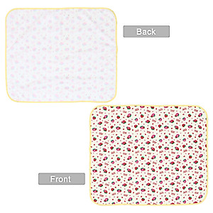 Waterproof Urinal Bed Pad Washable Cotton Mattress Protector Reusable Pee Pads for Bed Wetting Toddlers, Pets