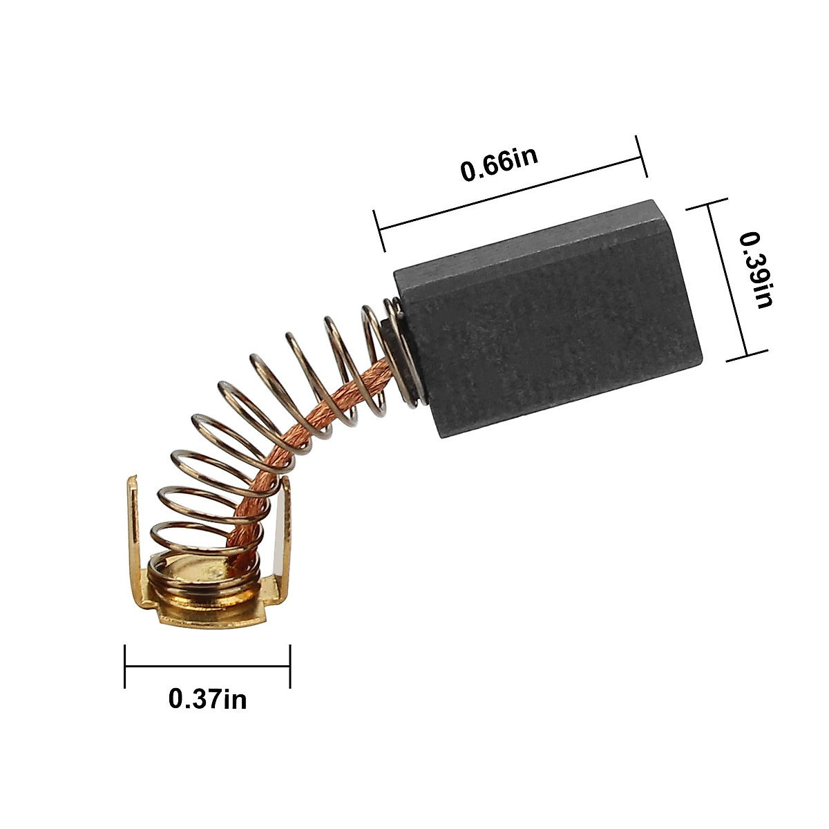 LanKstet Carbon Motor Brush 089006017092（2 pcs) Fits for Ridgid Ryobi Tile/Miter Saw Motor Brush R4040 TS1344 TS1345
