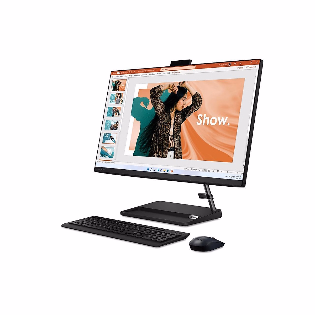 Lenovo IdeaCentre 27-inch AIO 3i All-in-One Desktop, Intel 8-Core i5-13420H, 27" FHD IPS Touchscreen, Intel UHD Graphics, Wi-Fi, Bluetooth, 5MP Camera, HDMI, RJ-45, 16GB DDR4 1TB M.2 SSD, Win10 Pro