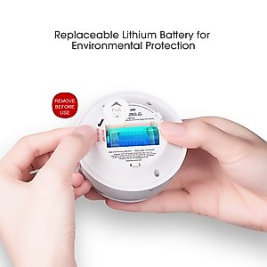 X-Sense Wi-Fi Smoke Detector, Wireless Smart Fire Smoke Detector with Replaceable Lithium Battery & Silence Button, Auto Self-Check Function, XS01-WT, Pack of 3