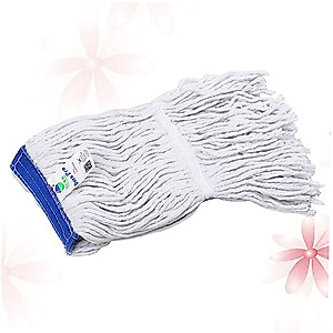 Baluue 1pc Floor Cleaner Mop Cleaning Mops Floor Mops Cleaning Mop for Floor Flat Mop Head Commercial String Mop Head Mop Cloth Replacement Mop Accessories Cleaning Mop Cloth Cleaning Pad