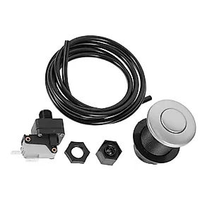 1 Set Pneumatic Switch Garbage Disposal Bathtub Air Disposal Button and Bathtub Button Hose Bathtub Supplies Air for Disposal Bathtub Parts Disposal Air Bathtub Accessories