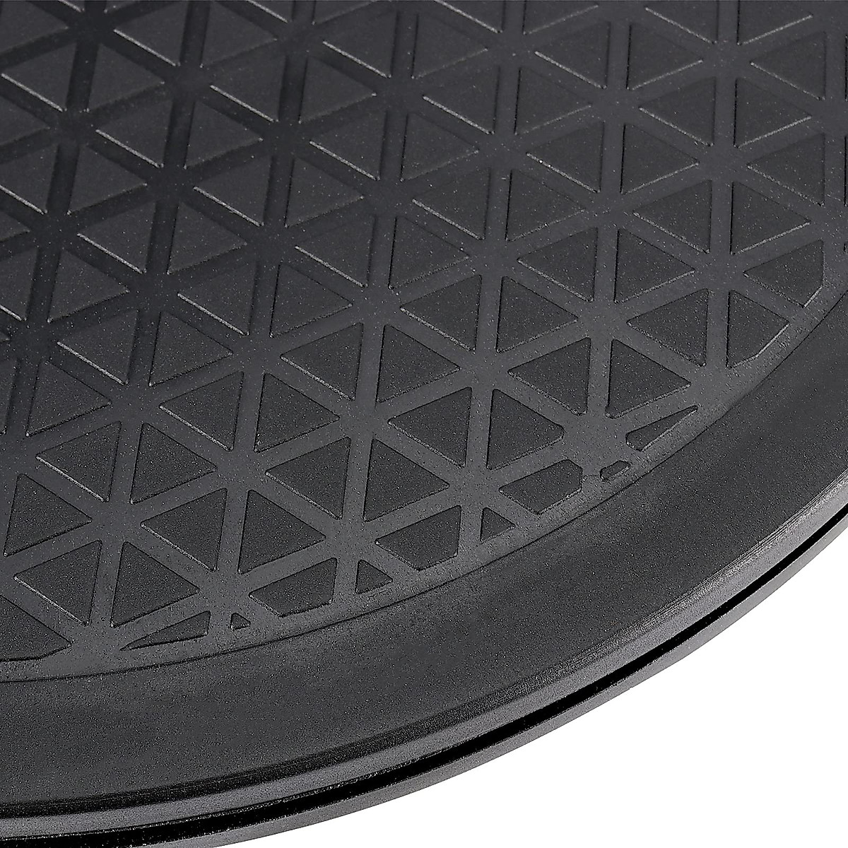 MUKLEI 6 Pack 12 Inch Lazy Susan Turntable Organizer, Heavy Duty Rotating Swivel Stand, Single Sided 360 ° Turntable with Steel Ball Bearings for Laptops TV Computer Monitor