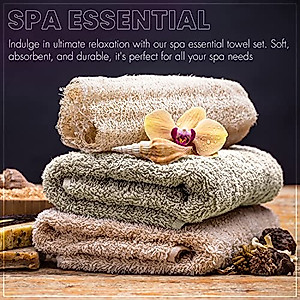 KAHAF Collection 6-Pack Bath Towels - Lightweight - Extra Absorbent - 100% Cotton - Shower towels (Multi, 27 inchesx54 inches)