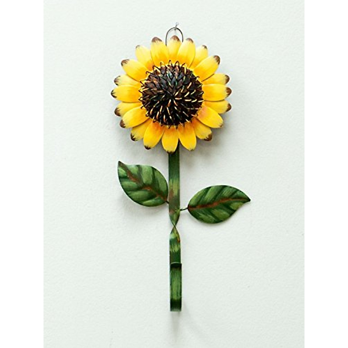 Attraction Design Metal Sunflower Home Hook for Hanging Coat Hat Keys in Entryway Kitchen Office Garage
