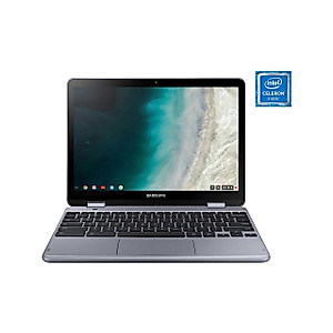 Samsung Chromebook Plus V2, 2-in-1, 4GB RAM, 32GB eMMC, 13MP Camera, Chrome OS, 12.2", 16:10 Aspect Ratio, Stealth Silver (XE521QAB-K01US)