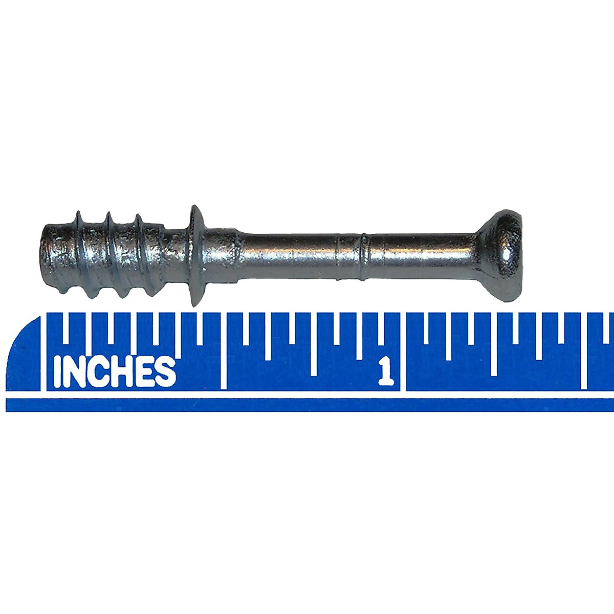 24mm (34mm Overall) Dowel Pin for Cam Lock Disc Furniture Connectors 10mm Long Euro Wood Thread Fits 5mm Hole (10 Pack)