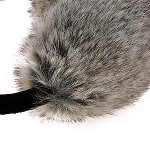 ZLYC Womens Girls Winter Fashion Adjustable Faux Fur EarMuffs Ear Warmers, Grey