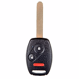OCPTY 1X Uncut Keyless Entry Remote Control Key Fob Transmitter Replacement for 07-13 for Honda CRV/10-11 for Honda for Accord for Crosstour/ 10-12 for Honda for Insight/ 10-13 for Honda MLBHLIK-1T