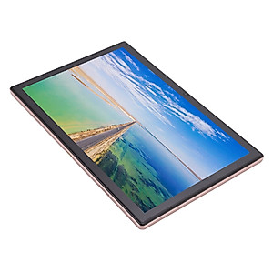 Ultra Thin Tablet, 10.1 inch IPS Screen, Front 5MP, Rear 13MP, Aluminum Alloy Tablet, with USB Cable for Work US Plug