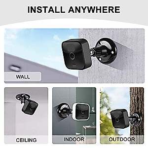 Sonomo Blink Outdoor Camera Mount 3PCS, 360 Degree Adjustable Wall Mount Bracket for Blink Outdoor Camera and Blink Indoor Security Camera System Accessories (Black)