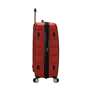 Rockland Melbourne Hardside Expandable Spinner Wheel Luggage, Red, 2-Piece Set (20/28)