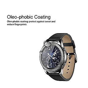 Supershieldz (2 Pack) Designed for Samsung Galaxy Watch 5 Pro (45mm) Tempered Glass Screen Protector, 0.33mm, Anti Scratch, Bubble Free