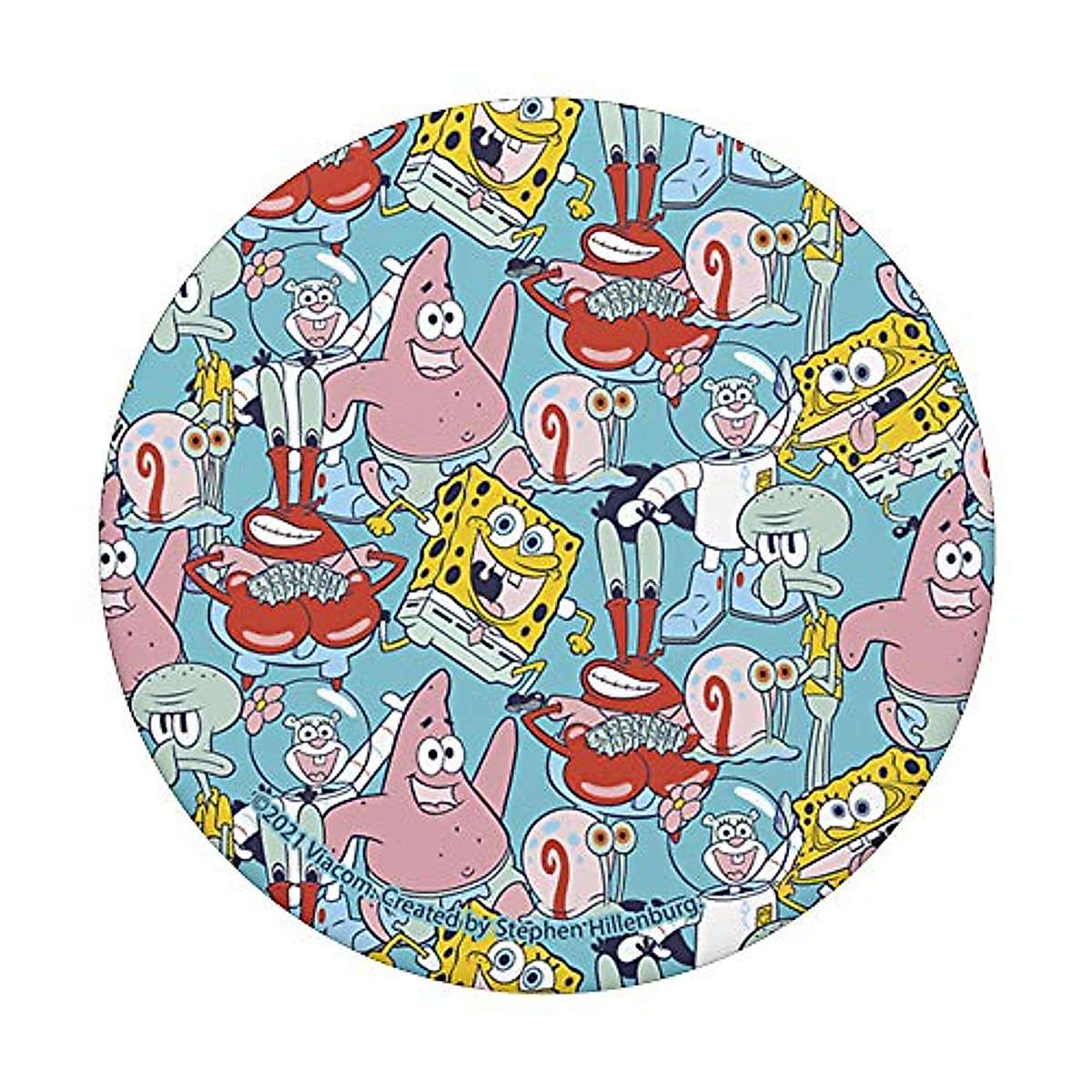 SpongeBob SquarePants Group Toss Up PopSockets PopGrip: Swappable Grip for Phones & Tablets