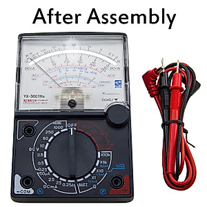 DIY Analog Multimeter Soldering Practice Kit with Assembly Manual, Build Your Own Multitester by EX ELECTRONIX EXPRESS