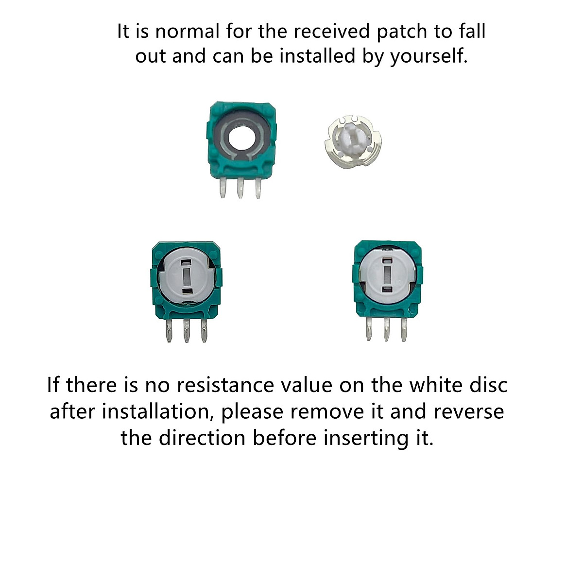 Onyehn Trimmer Potentiometer Sensor,Thumb Stick Analog Joystick Gasket Repair Parts for Xbox One,PS3,PS4 Switch Pro Controllers(25 Pack)