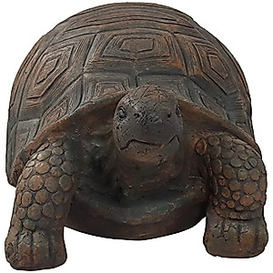 Sunnydaze Tanya The Tortoise Large Garden Statue - 20-Inch Long - Indoor/Outdoor Decoration for Yard, Patio, Pond, or Lawn