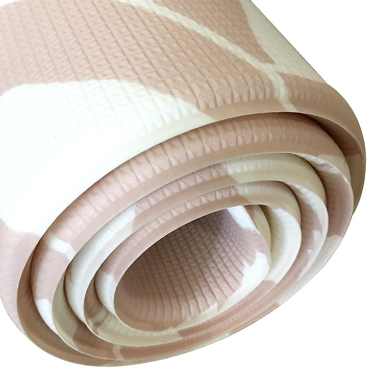 Premium Stylish Foam Floor Mat | Cushy-Soft & Thick | Waterproof, Easy-to-Clean, Hypoallergenic, Non-Toxic, Reversible, Portable | Baby Play Mat, Yoga Mat, Exercise Mat - Large Navy Geo Mountain