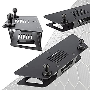 Bulletpoint Metal Dash Mount Phone Holder & Action Camera Mount Compatible with 2019+ Chevrolet Silverado GMC Sierra Multi-Device Dash Mount with 20mm Ball System (Dual Ball Mount)