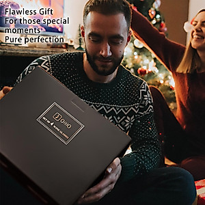 OitiO Red Wine Glasses Set of 4, 20 oz Crystal Wine Glasses Large, Long Stem White Wine Glasses Modern with Wine Stopper, Premium Gift Set for Wedding Anniversary Birthday Christmas Women Men