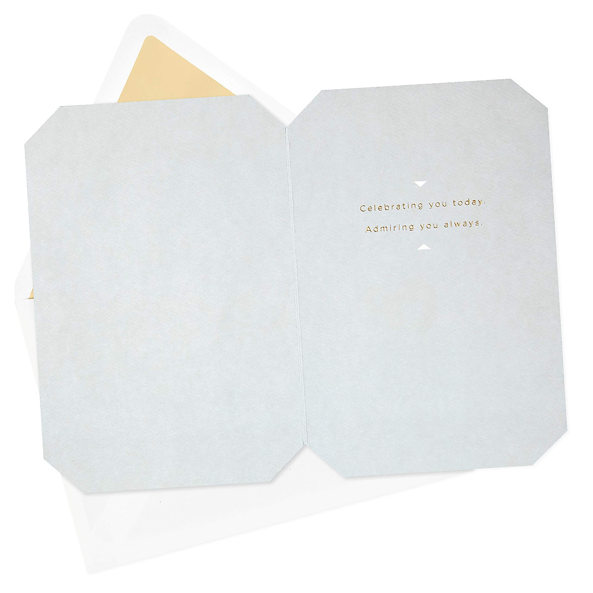 Hallmark Signature Birthday Card (Gold Diamonds)